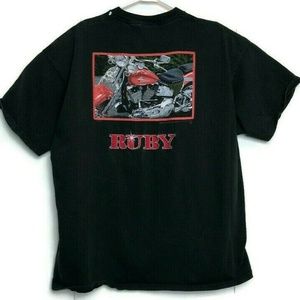 Harley-Davidson | Shirts | Vintage Harley Davidson Ruby Red T Shirt ...